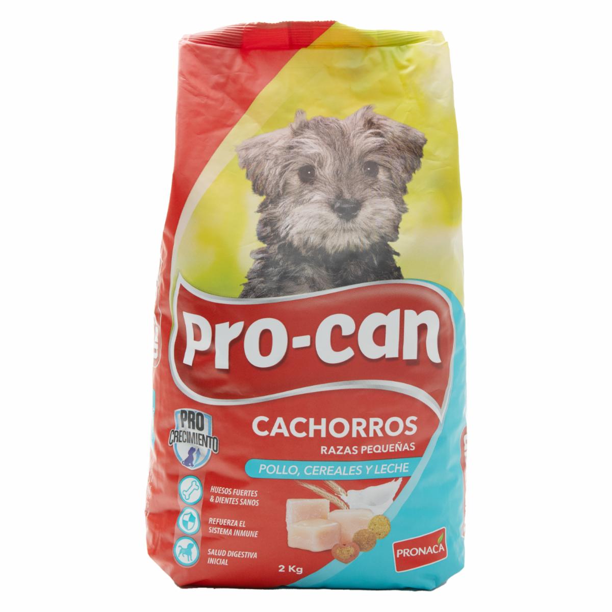 Alimento Para Perros Cachorros Razas Pequeñas Pollo Cereales Y Leche ...