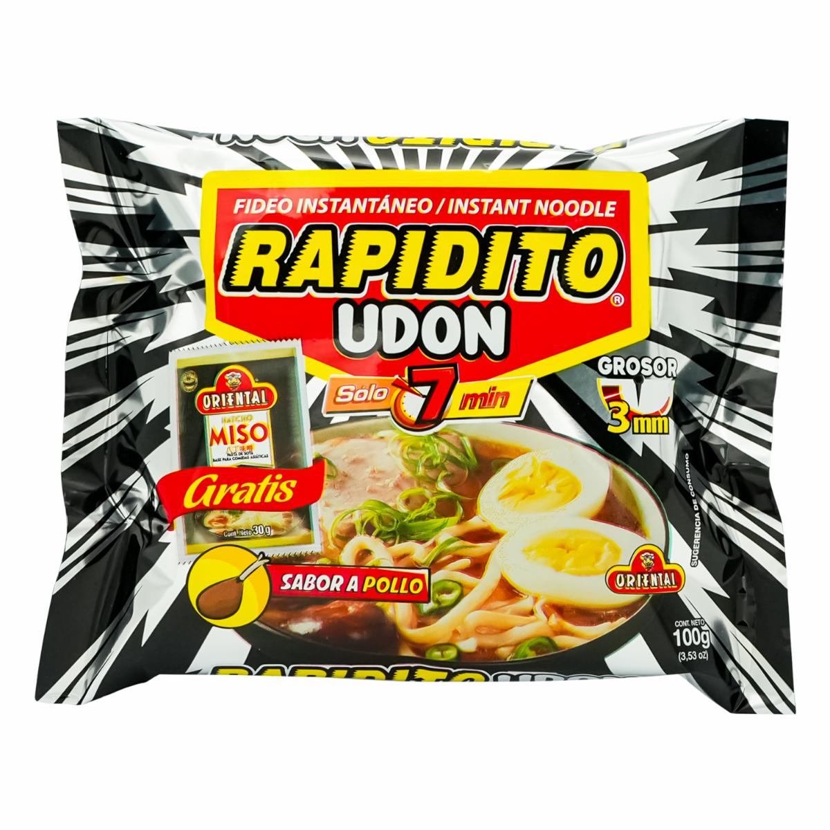 Fideo Instantáneos Rapidito ORIENTAL 100 G - Dollar Store