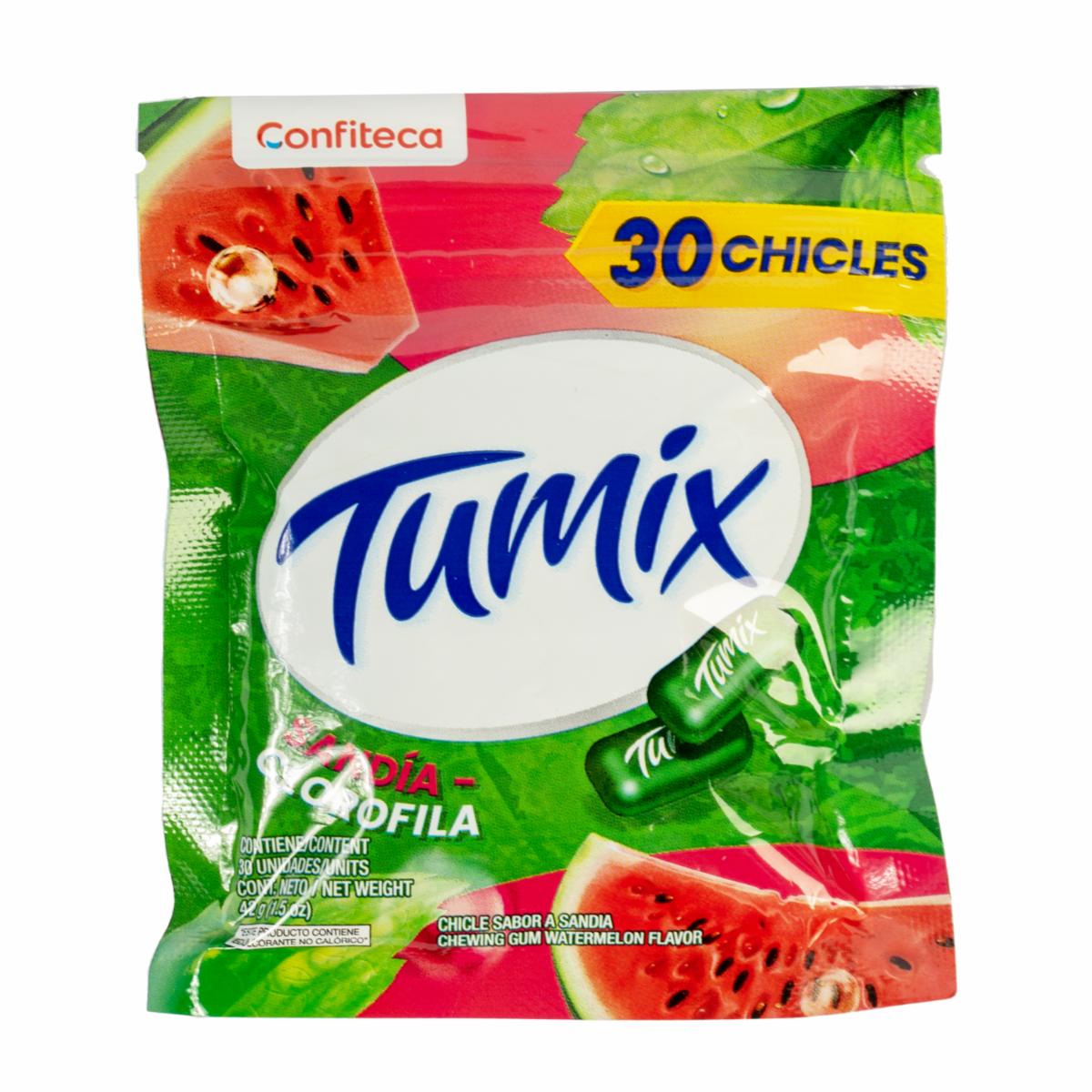 Chicle Value Clorofila Sabor A Sandia TUMIX 42 G - Dollar Store