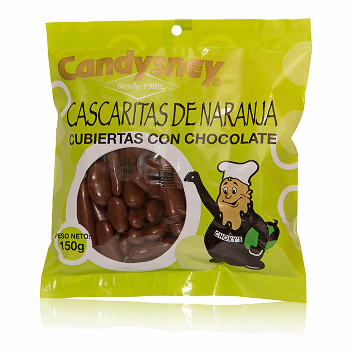 Chocolate Cascaritas De Naranja CANDYSNEY 150 G - Dollar Store