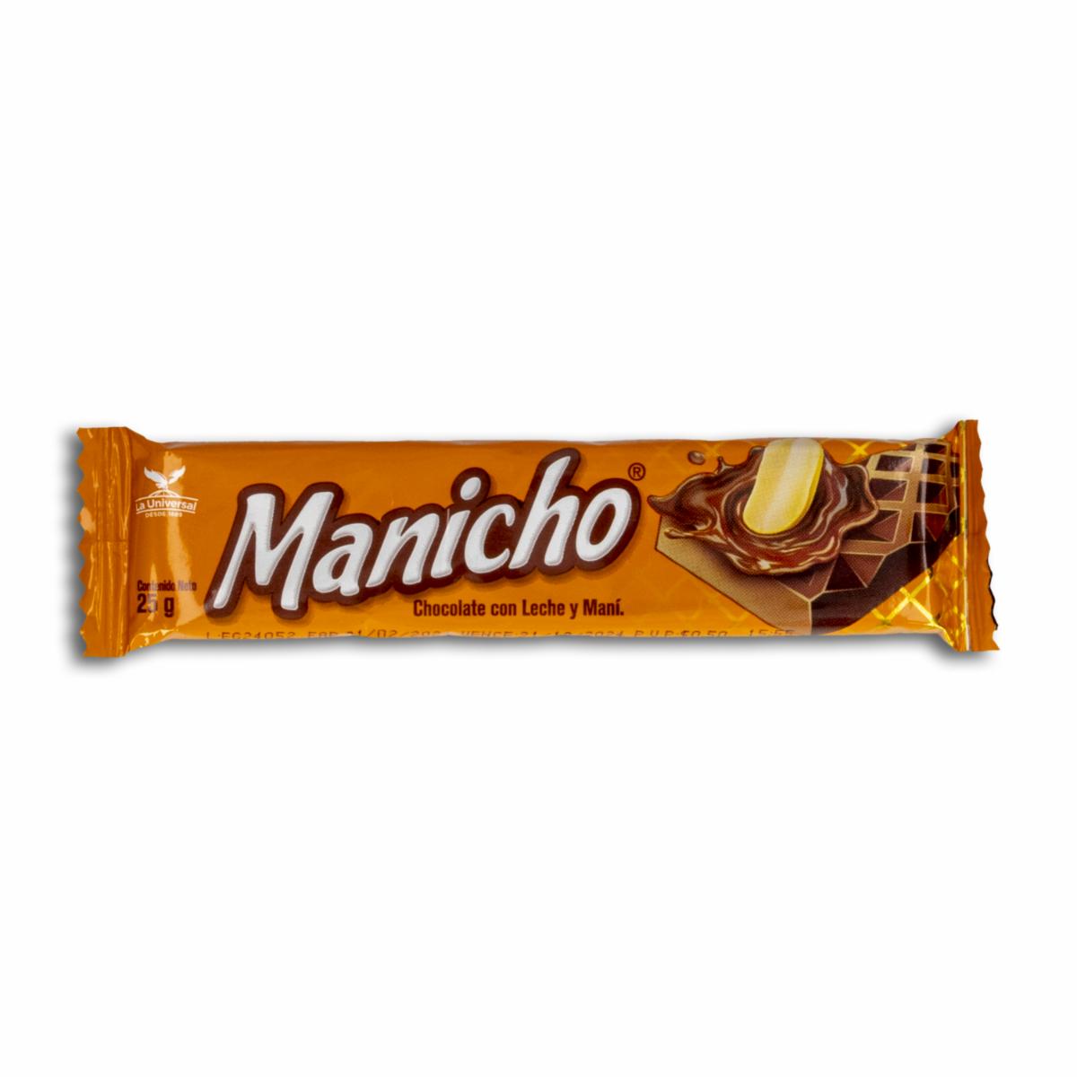 Chocolate Con Maní MANICHO 25 G - Dollar Store