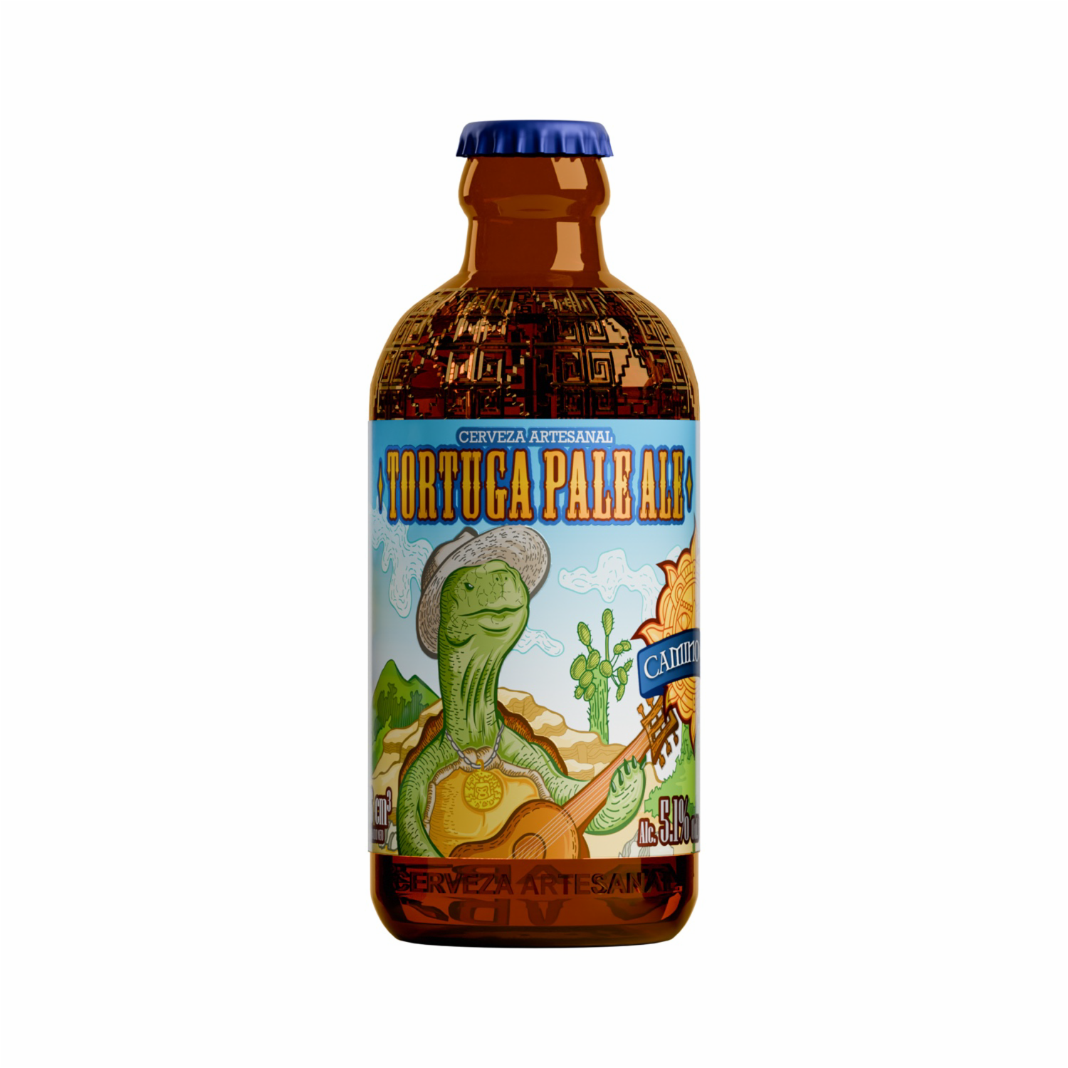 Cerveza Artesanal Rubia Tortuga Pale Ale 5.1% Vol. Alc. CAMINO DEL SOL ...