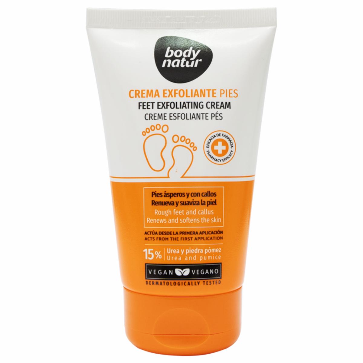 Exfoliante De Pies Ásperos Con Callos En Crema BODY NATUR 100 Ml ...